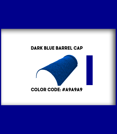 Dark Blue Classic Barrel Cap - 8 Rivas Roofing & Hardware